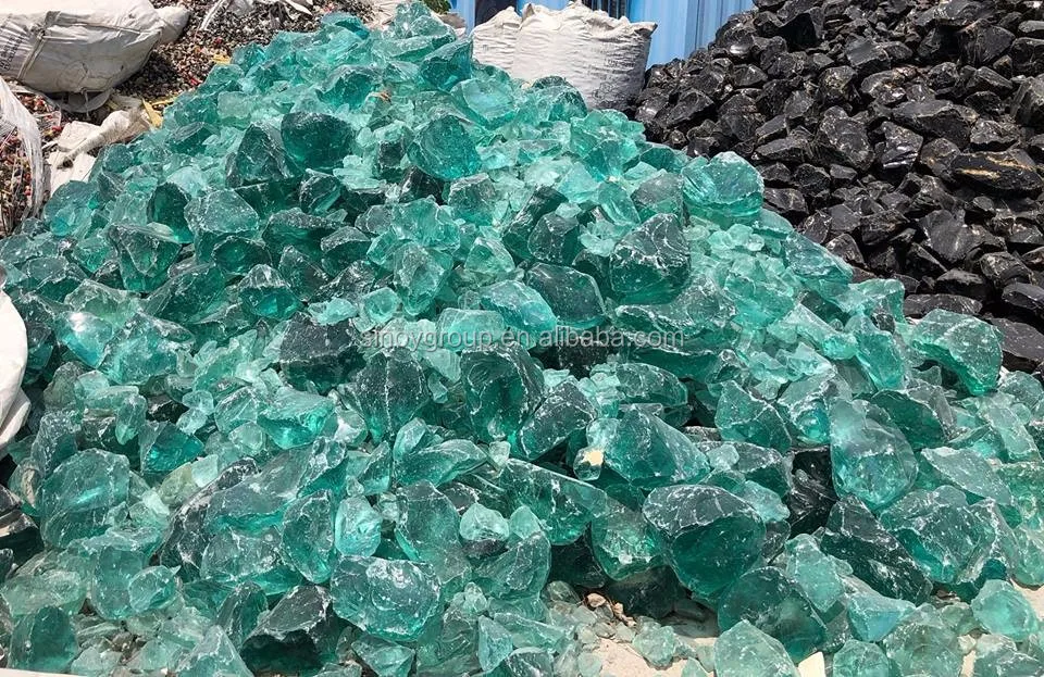Natural Green Glass Rocks| Alibaba.com