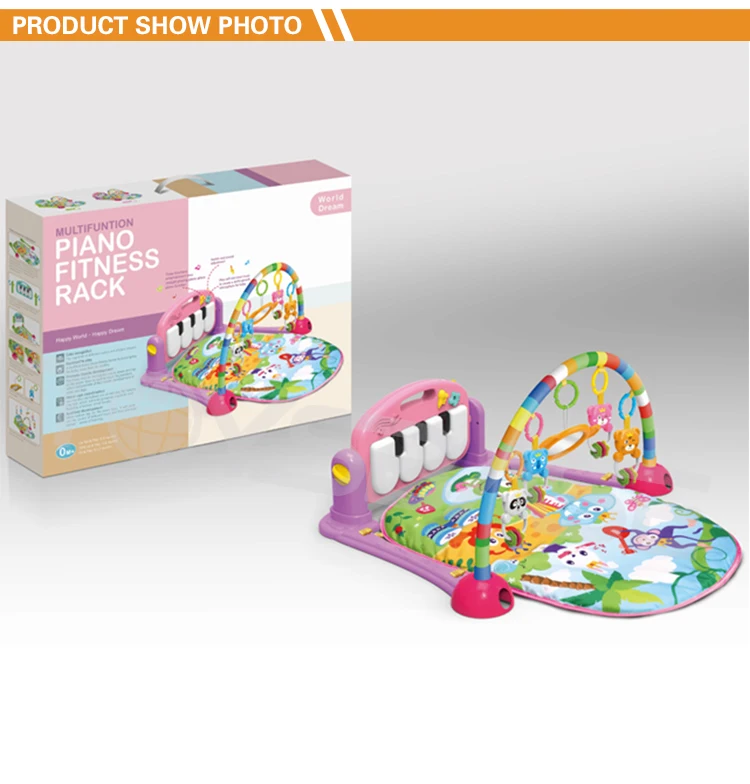 Educational Toy Carpet With Piano Keyboard Gym Baby Folding Play Mat ...