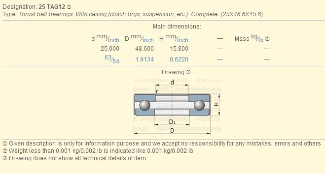 Nsk Koyo Bearing 25tag12 Clutch Release Bearings 25tag12 - Buy Auto ...