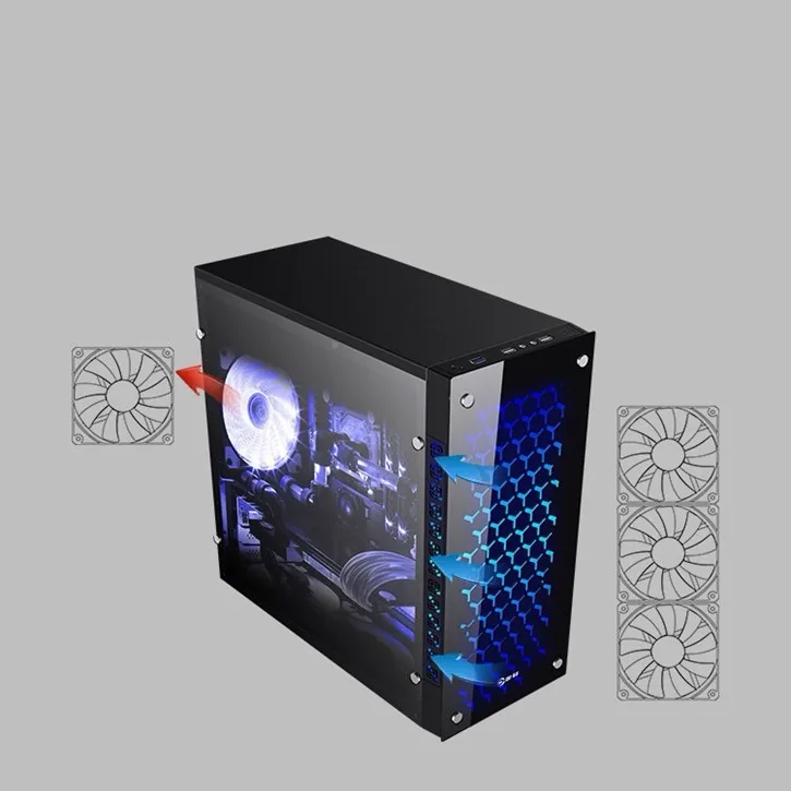 Oem Custom Computer Case Aluminum Gaming Computer Case - Buy Wholesale ...