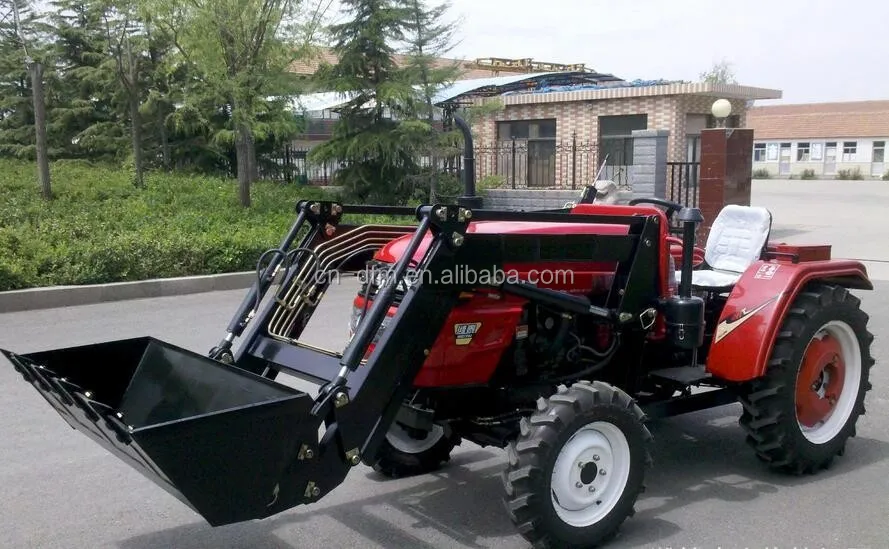 Chinese 2017 Dongfeng 4wd Compact 30-60hp Farm Tractor With Backhoe ...