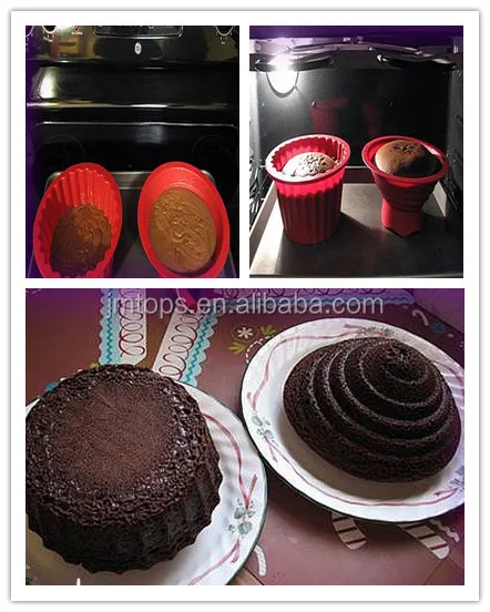 3 Pack Giant Cupcakes Mold As Seen On Tv Big Top Silicone Cupcake Mold ...