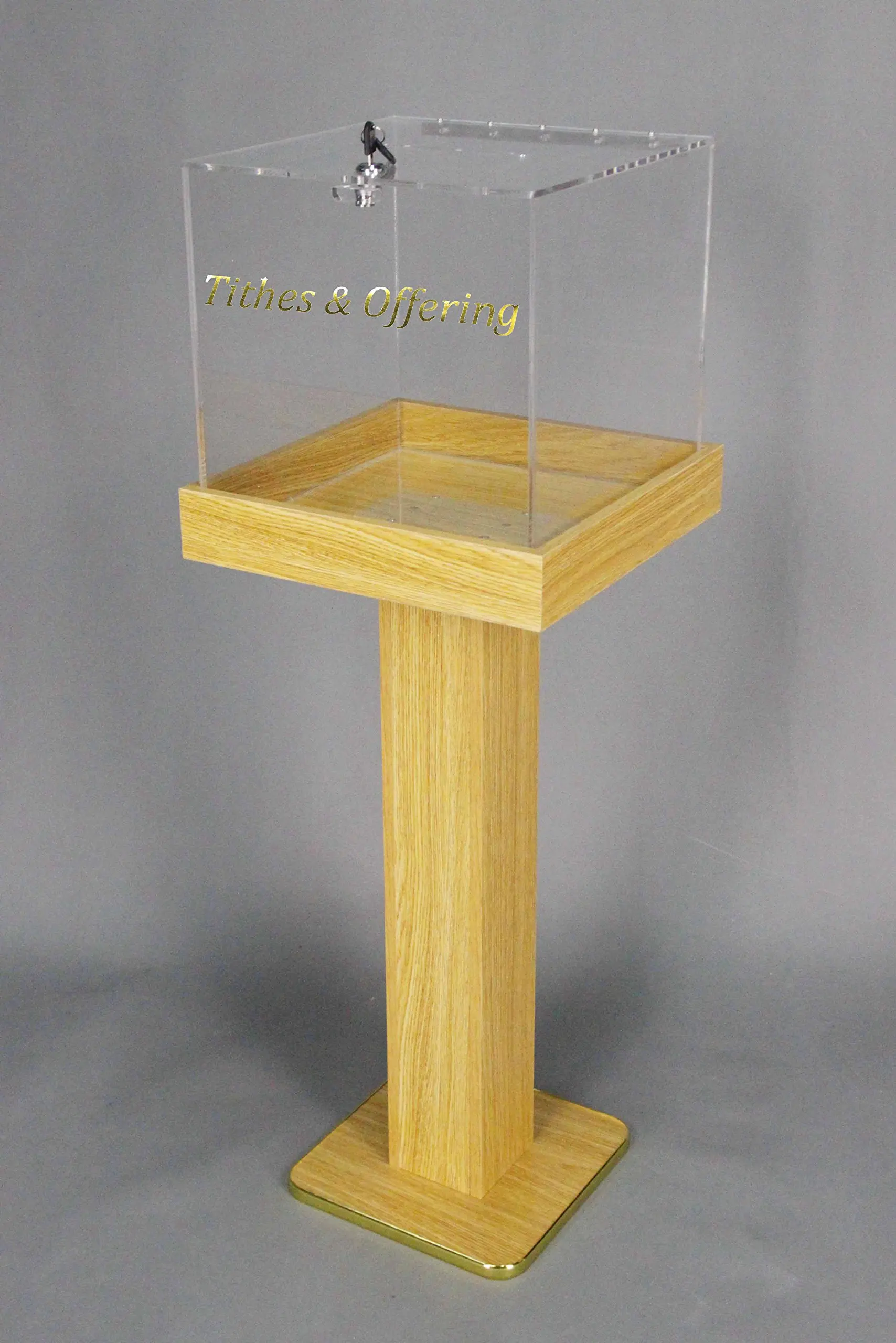 Mail & Suggestion Boxes Tithing Box Donation Box Prayer Box with Cross ...