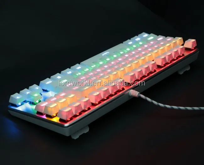 Aluminum Plunger Keyboard with Metal Top Cover for Gamers