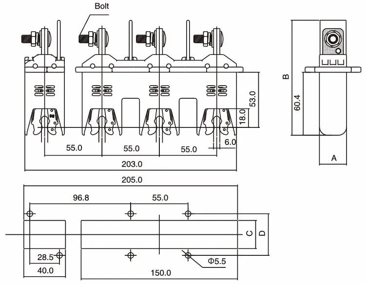Switchgear Drawer Moving Connector 125A to 630A - Winston