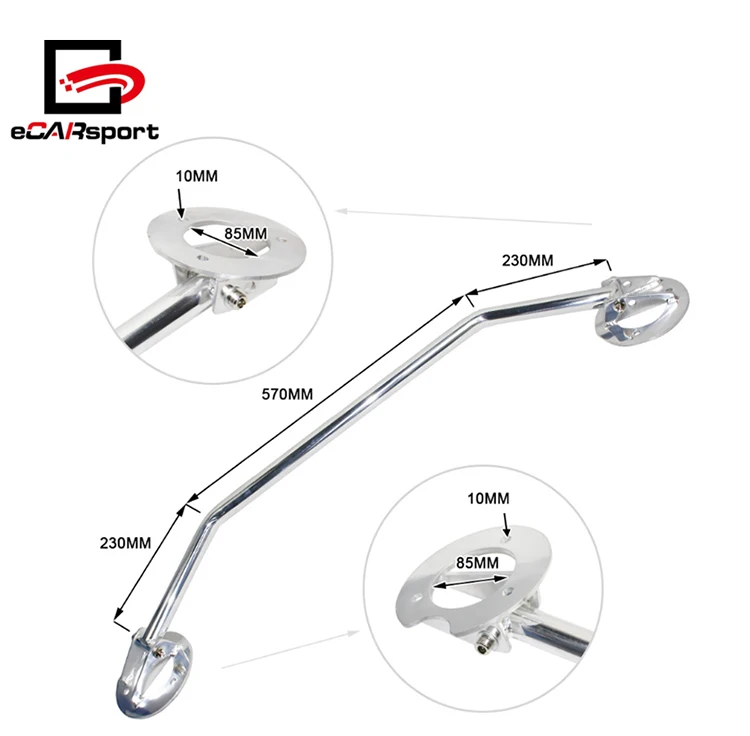 Ecarsport Aluminum Front Racing Strut Bar For Bmw 83-91 E30 318i M3 Car ...