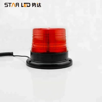 Rotating Solar Flashing Light 12v Red Led Flashing Beacon Warning Light ...