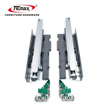 Push Open Soft Close Rail Undermount Concealed Drawer Slide Mepla Sh ...