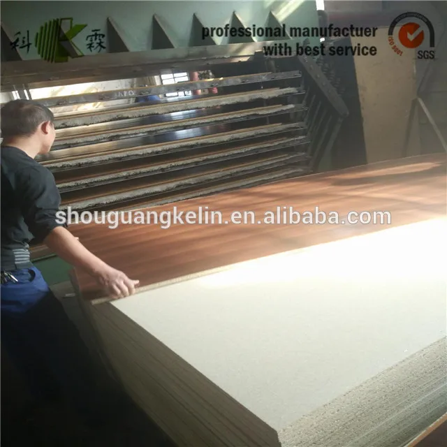 Green Color E1 Grade Melamine Laminated Waterproof Particle Board for ...