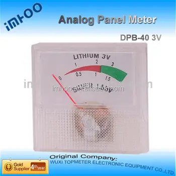 Small Analog Ampere Meter Panel Meter Analog Dc - Buy Panel Meter ...