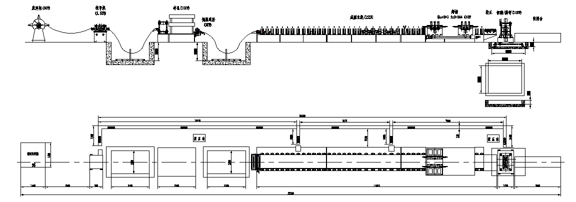 Supermarket Shelf Storage Shelf Racking Roll Forming Machine For France ...