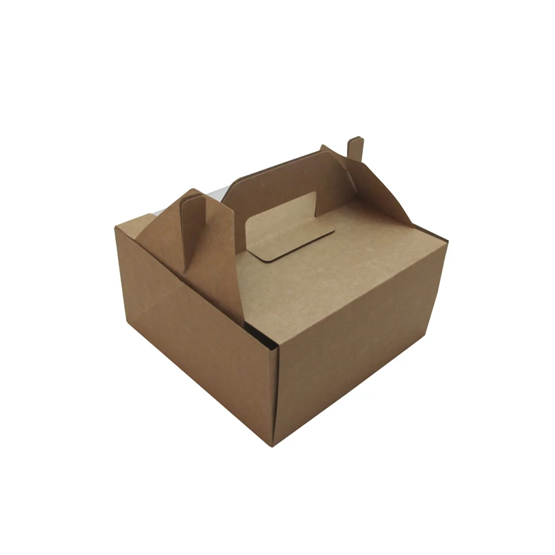 Brown Kraft Paper Cake Box with Window Box,small Paper Bakery Boxes ...