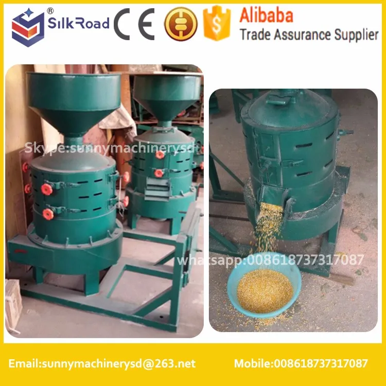 Small Mini Wheat Oat Barley Rice Dehuller Hulling Peeling Machine For ...