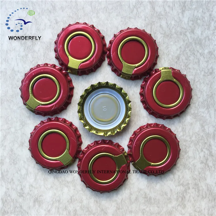 Easy Open End Beer Bottle Crown Caps Ring Pull Caps. - Buy Ring Pull ...