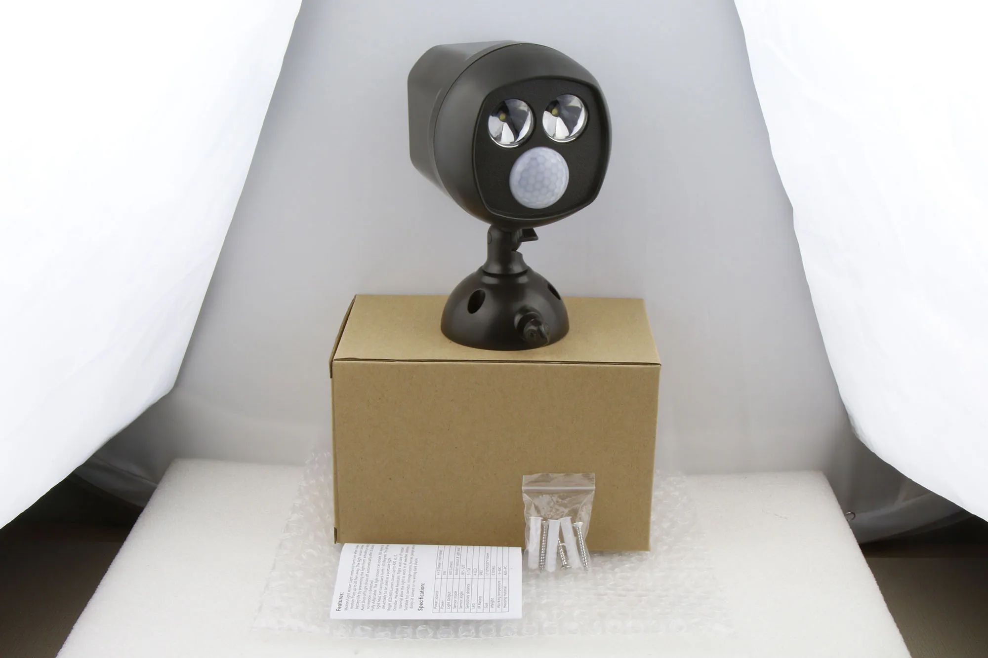 Amazon Fba Indoor 2 Led Spotlight Motion Sensor Human Body Induction ...