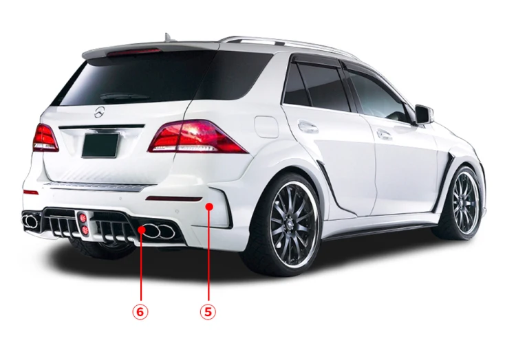 Wide Body Kits For Mercedes Benz Gle Body Kits Wd Style 2015-2018 Gle ...