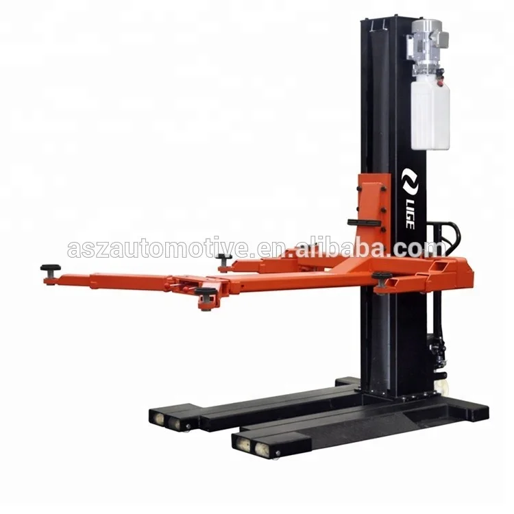 LIGE Portable Mobile Car Lift - Single Pole 2500kg Capacity
