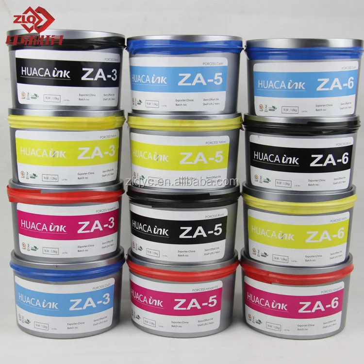 Huacai Sheet-fed Offset Printing Ink For Offset Printers All Pantone ...