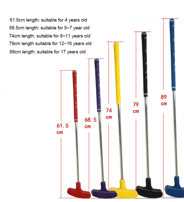 Mini Double Side Golf Putter for Children & Junior Rubber Golf Putter ...