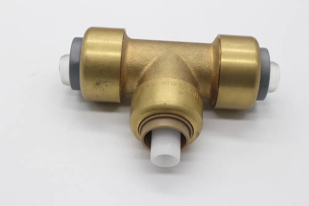 15mm push fit tee , 1/2 inch push equal tee , lead free push tee ...