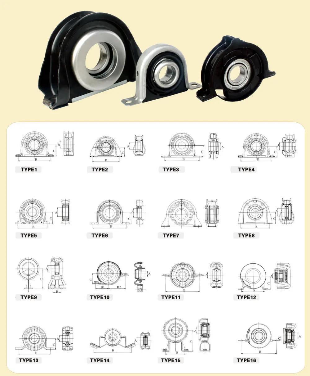 Hb88510 Drive Shaft Center Support Bearing 210121-1x - Buy Propeller ...