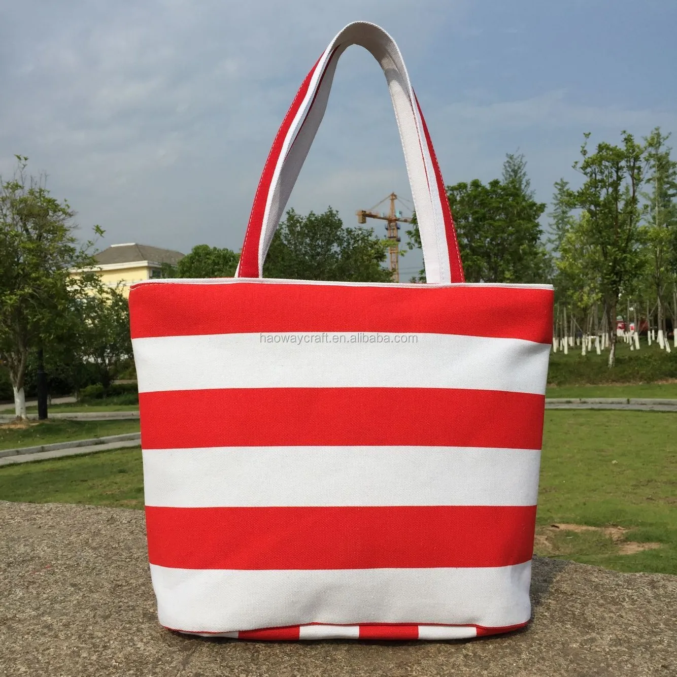 New Arrival 2018 Hot Selling Canvas Beach Tote Bag Women Summer Beach ...