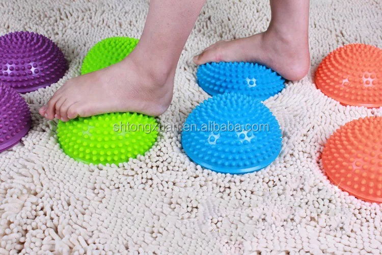 Hemisphere Spiky Foot Massage Balance Ball - Buy Half Massage Ball,Foot ...