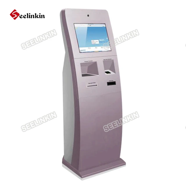 Multi Function Card Dispenser Kiosk with Pass Port Scanning