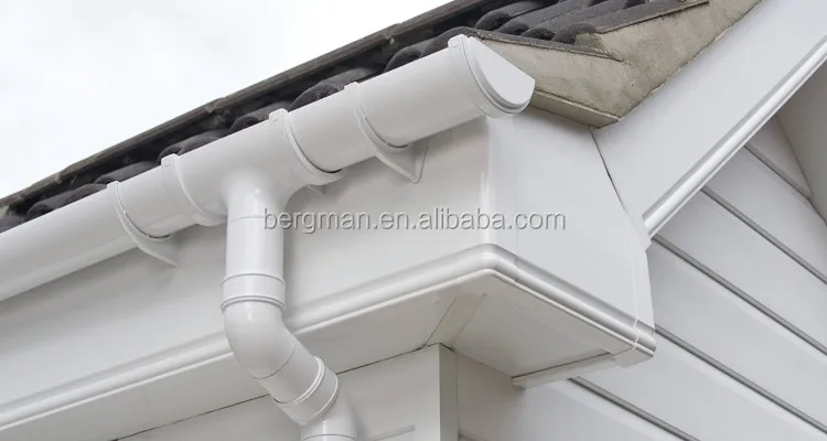 Gutter,Rain Gutter,Pvc Half Round Gutter - Buy Rain Gutter,Plastic Rain ...