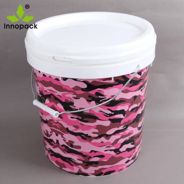 Free Sample 15 Litre Pp Plastic Bucket With Lid And Handle - Buy 15l ...