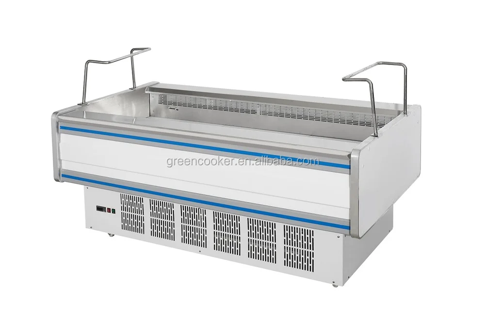 Fish Showcase Cabinet Display Refrigerator 2meter - Buy Fish Showcase ...