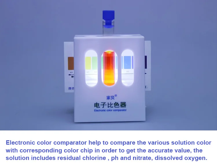 Patented Ph Residual Chlorine Dissolved Oxygen Solution Color Comparing ...
