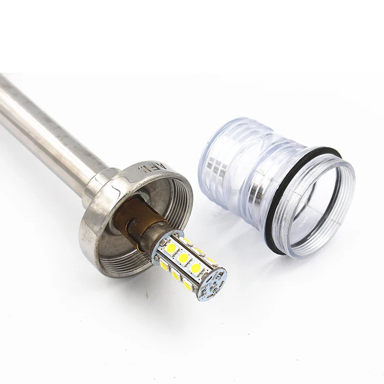 8" Long Led Stainless Steel Marine Stern Light 12v Boat Yacht Stern ...