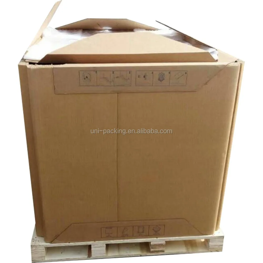 1 Ton Container Folded Square Liquid Cardboard Paper Ibc Box For Sugar ...