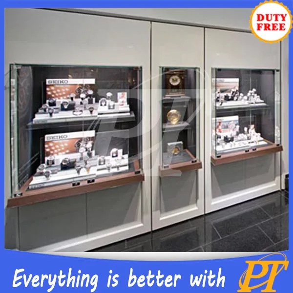 Wall Mounted Watch Display Case Watch Shop Design Furniture Shop For ...