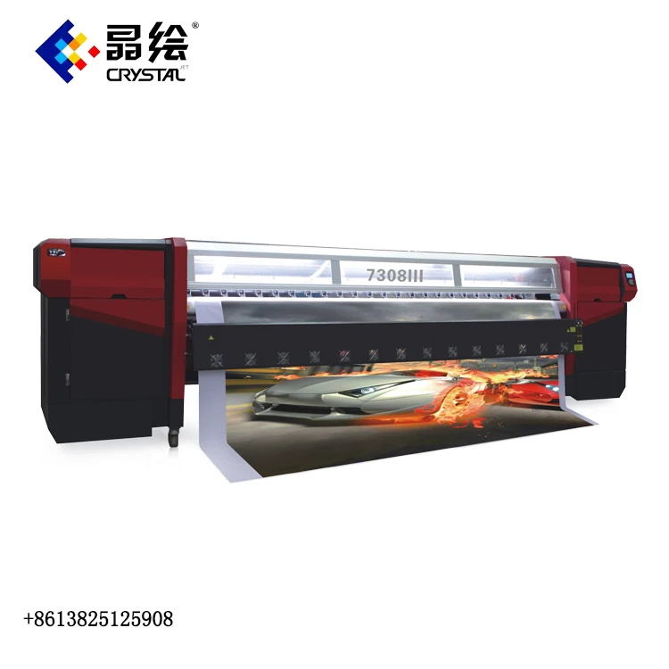 Best Crystaljet 7000 Solvent Printer Wall Paper Outdoor Large Machine