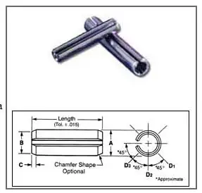 Precision Stainless Steel Dowel Pin For Mold Parts - Buy Steel Dowel ...