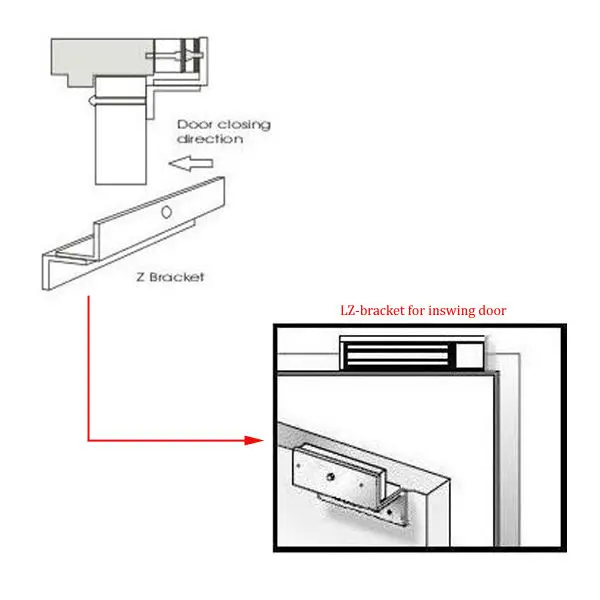 Electromagnetic Lock Z Bracket Type - Buy Z Shaped Brackets,Metal Z ...