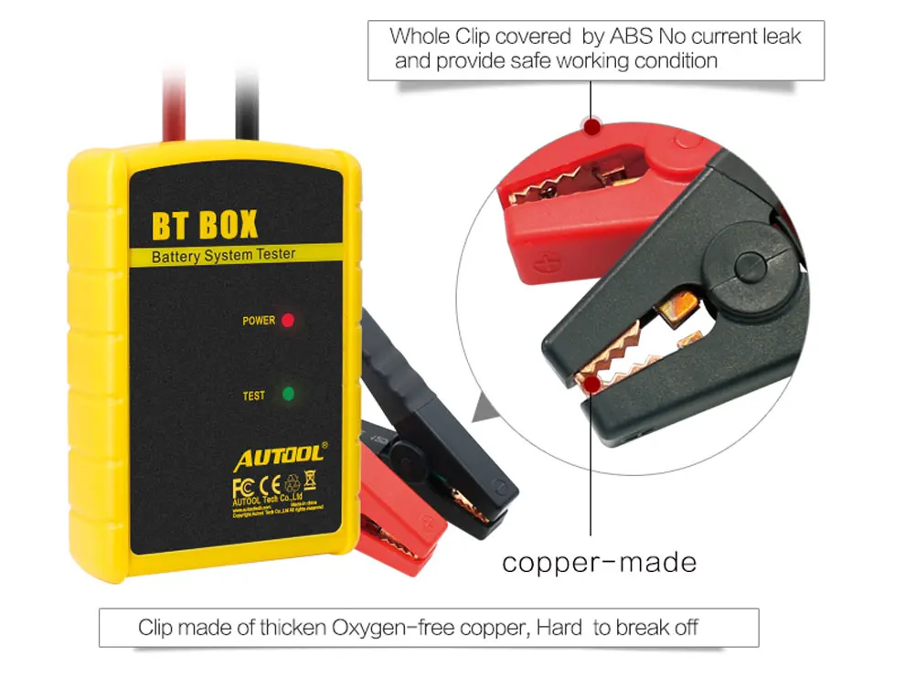 New Arrival Battery Tester AUTOOL BT BOX - Android/ios Support