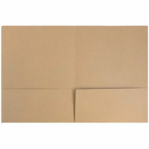 Custom Made Document Manila Paper File Folder Embossing