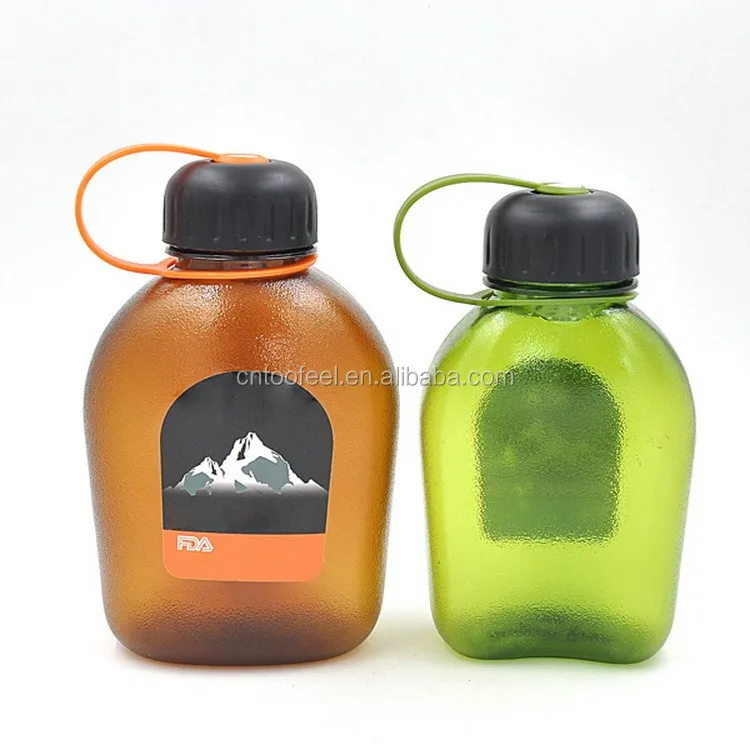 Sports Outdoor Portable Hiking Water Bottle Army Camping Bottle Bpa ...