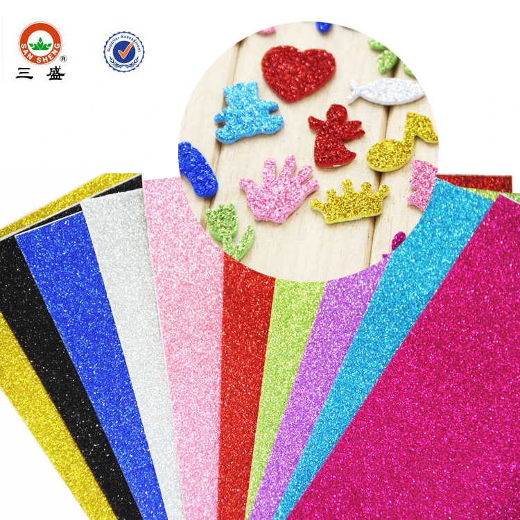 Espuma Eva Hoja De Eva Brillo Espumoso Eva Para Niños Artesanía - Buy ...