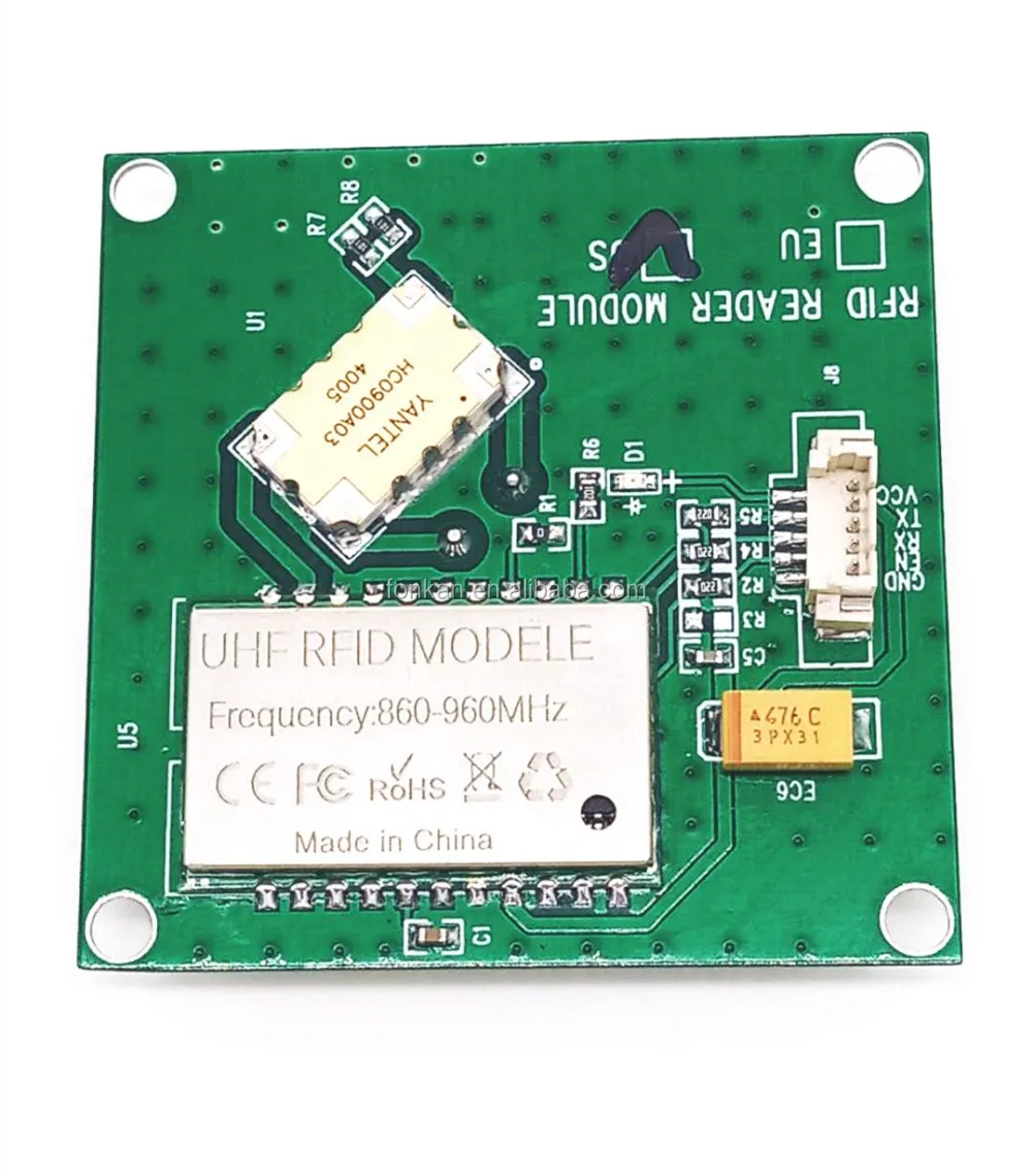 865-868mhz Ttl232 Uhf Rfid Module With Ceramic Antenna Free Sdk Support ...