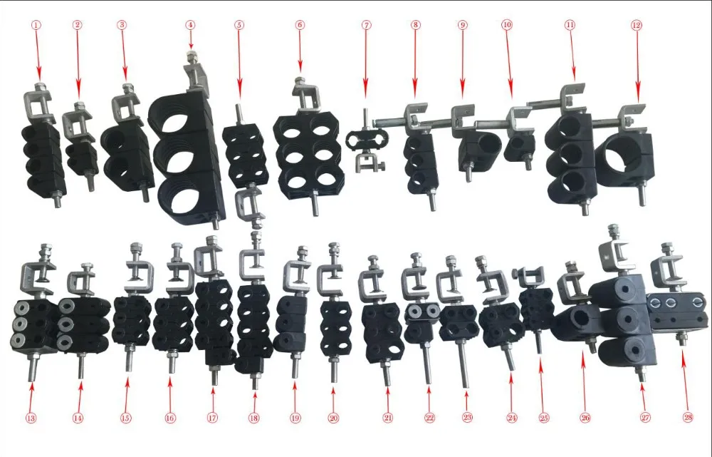 Rg8 Power Cable Clamp/single Way Clamp/stainless Steel Cable Clamp ...