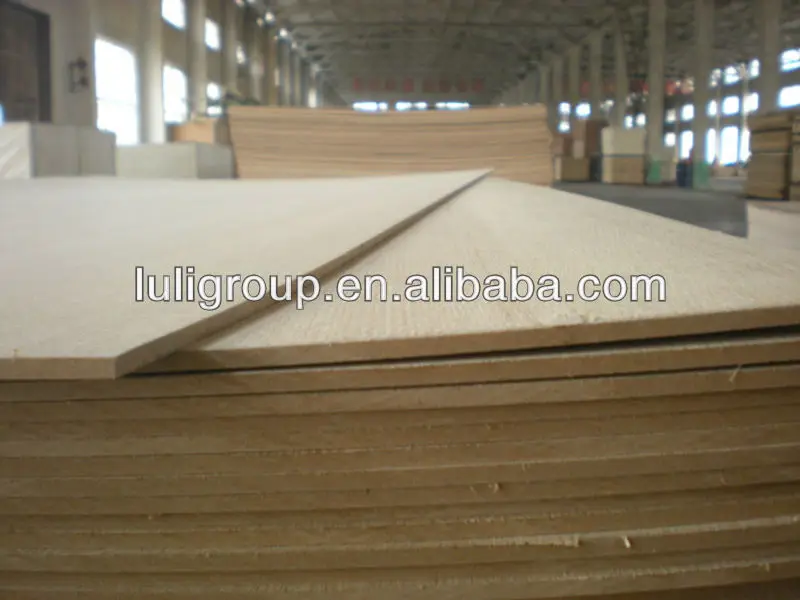 Red Oak Wood Veneer Faced MDF Board - Durable & Stylish