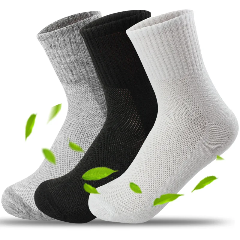 In Disposable Try on Bamboo Hook Tape Men Socks - Durable & Stylish