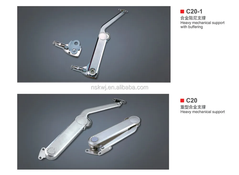 Cabinet Support - Adjustable Soft Closing Pneumatic Piston