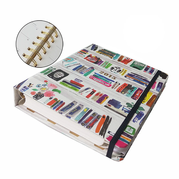 Custom Newest Stylish Ring Bind Planner Note Book Diary 2018 - Buy High ...