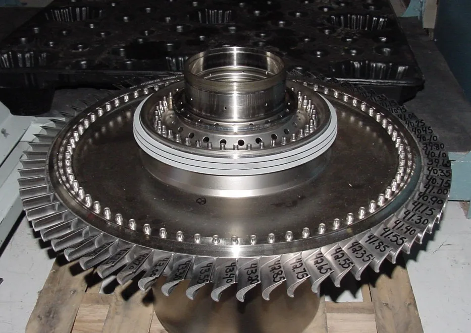 Gas Turbine Compressor Blade Turbine Twisted and Bowed Blade, View Gas ...