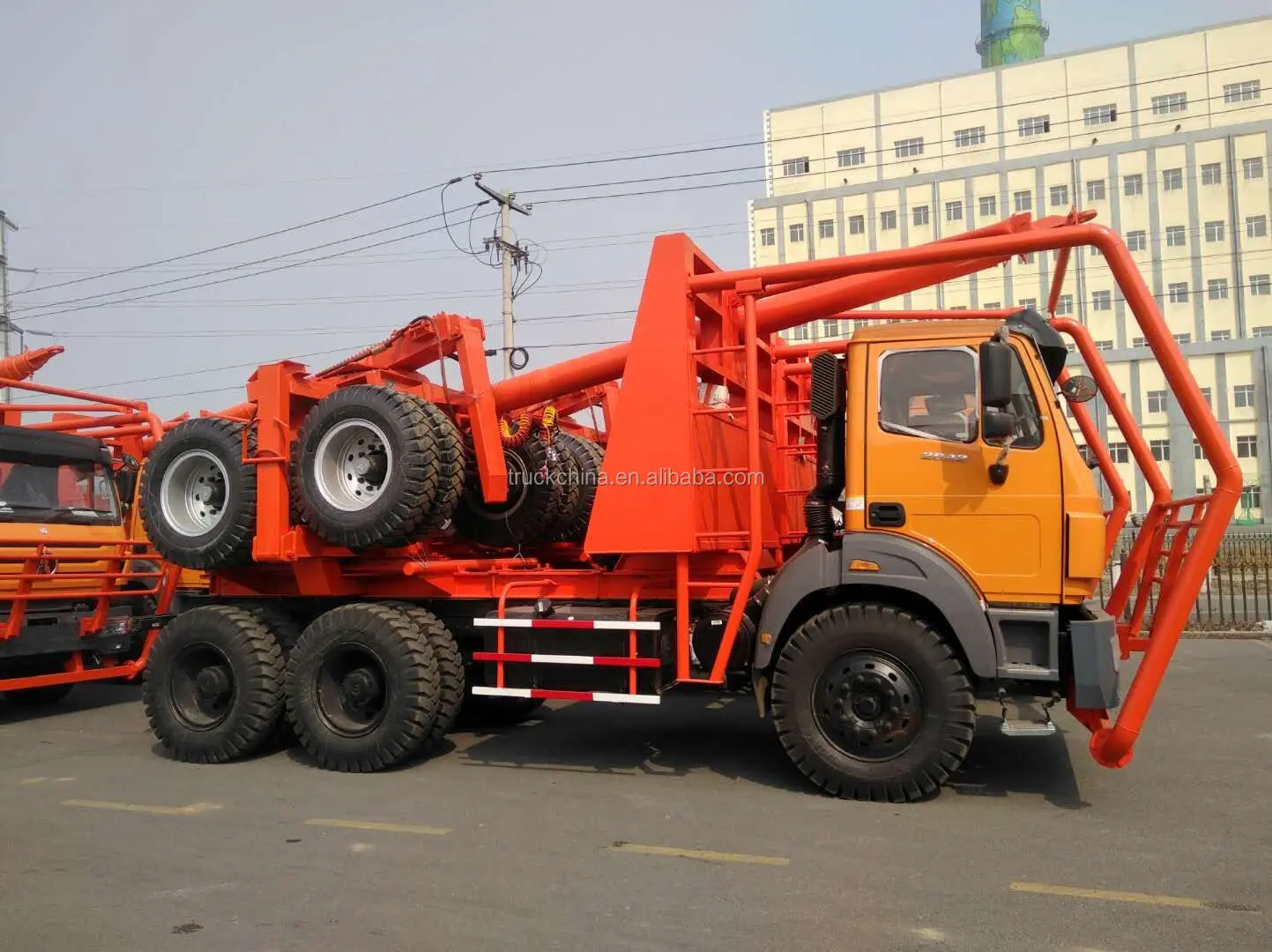 China Brand 6x6 Wood Transportation Logging Truck - Durable Diesel ...